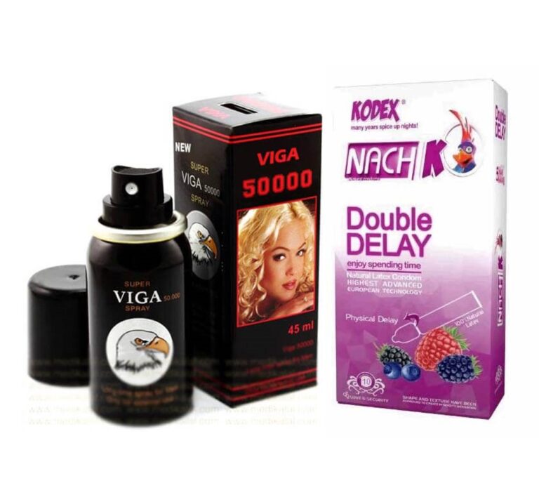 پک اسپری تاخیری ویگا و کاندوم دابل دیلی کدکس - اولیور شاپ